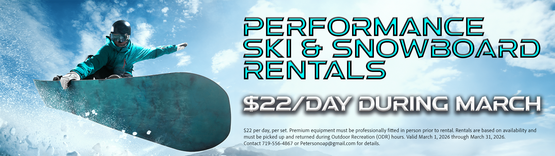 Outdoor Recreation | Peterson Space Force Base